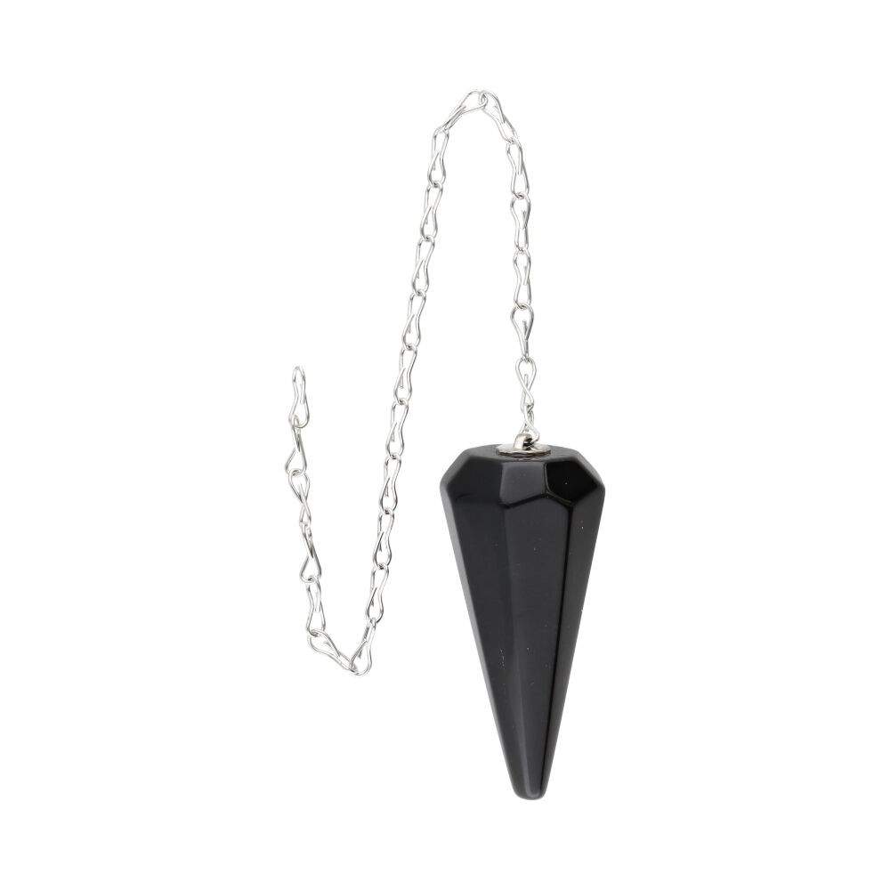 Obsidian Faceted Pendulum (44)