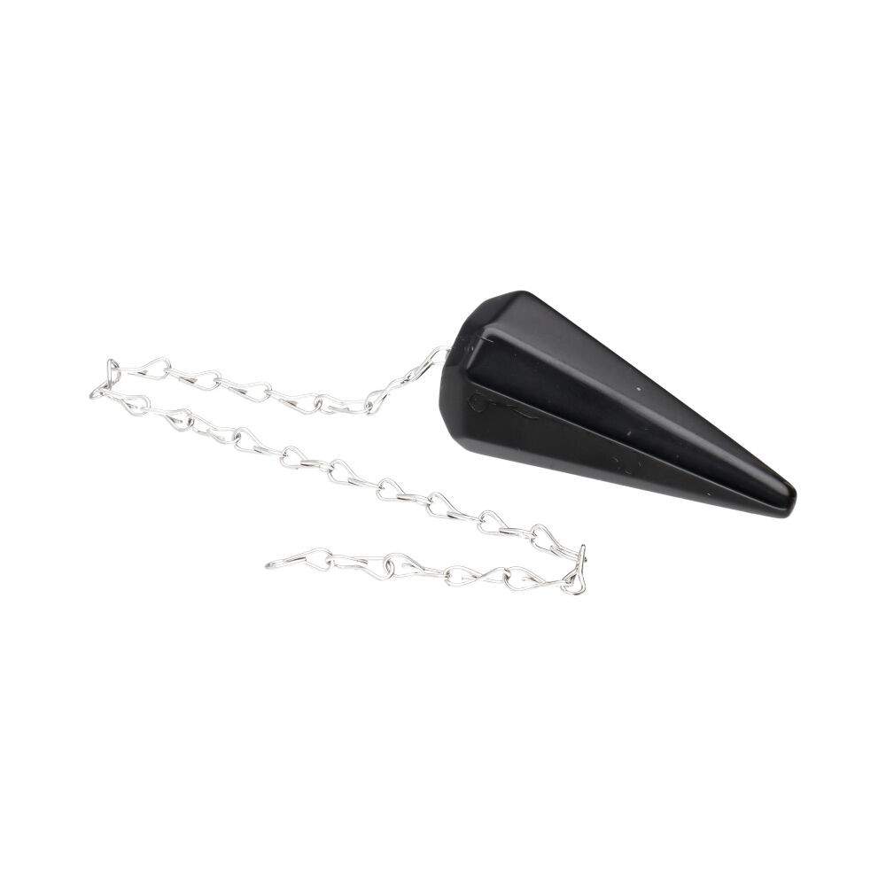 Obsidian Faceted Pendulum (44)