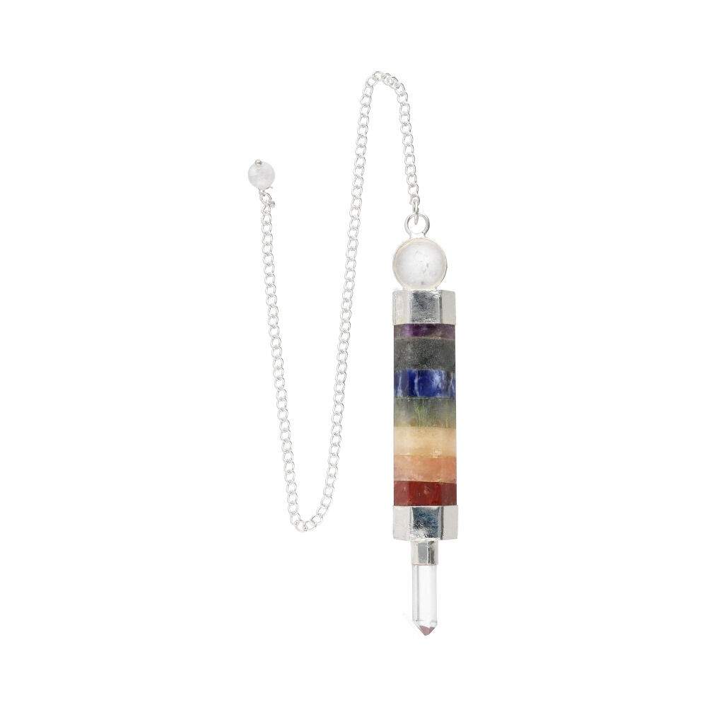Pendulum Generator with Chakras in Silver Bath (PEND102)